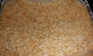 Copycat Moe's Seasoned Rice Recipe » Drinks & Foods